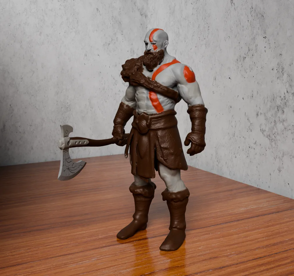 Kratos (God of War) by Budahazi_Design MakerWorld: Download Free 3D Models