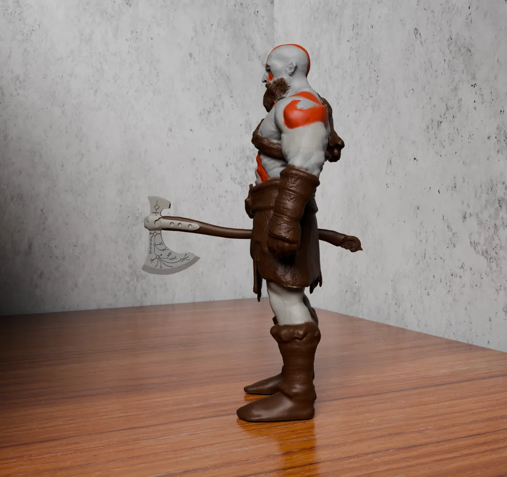 Kratos (God of War) by Budahazi_Design MakerWorld: Download Free 3D Models