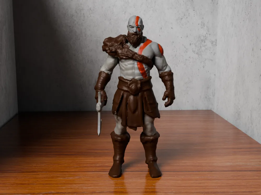 Kratos (God of War) by Budahazi_Design MakerWorld: Download Free 3D Models