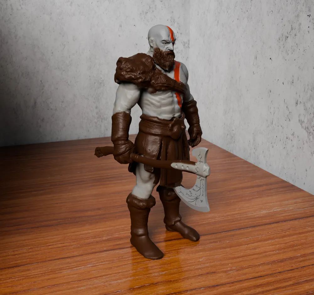 Kratos (God of War) by Budahazi_Design MakerWorld: Download Free 3D Models