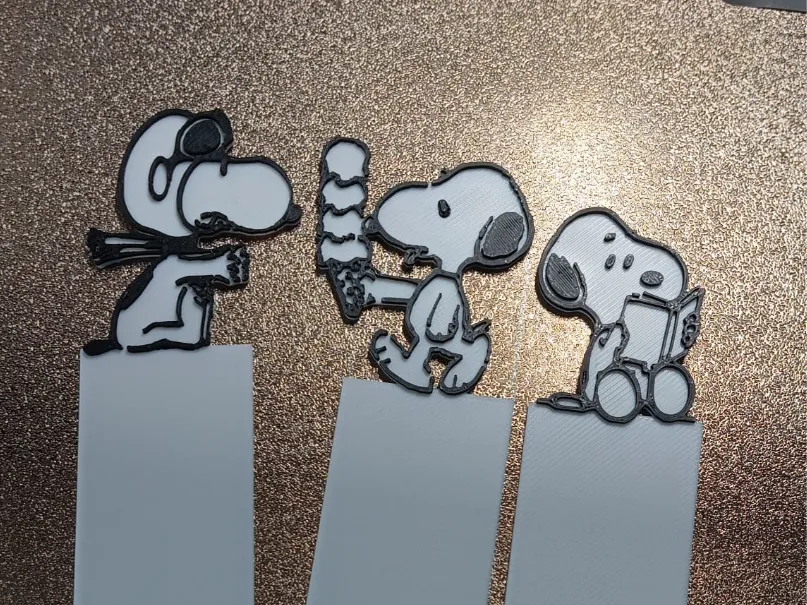 Snoopy Bookmarks no AMS required by AgentTropenfish - MakerWorld