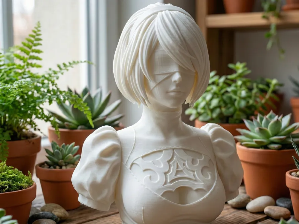 Yorha n° 2 type B Buste Modèle d'impression 3D 150 - Modèle d ...