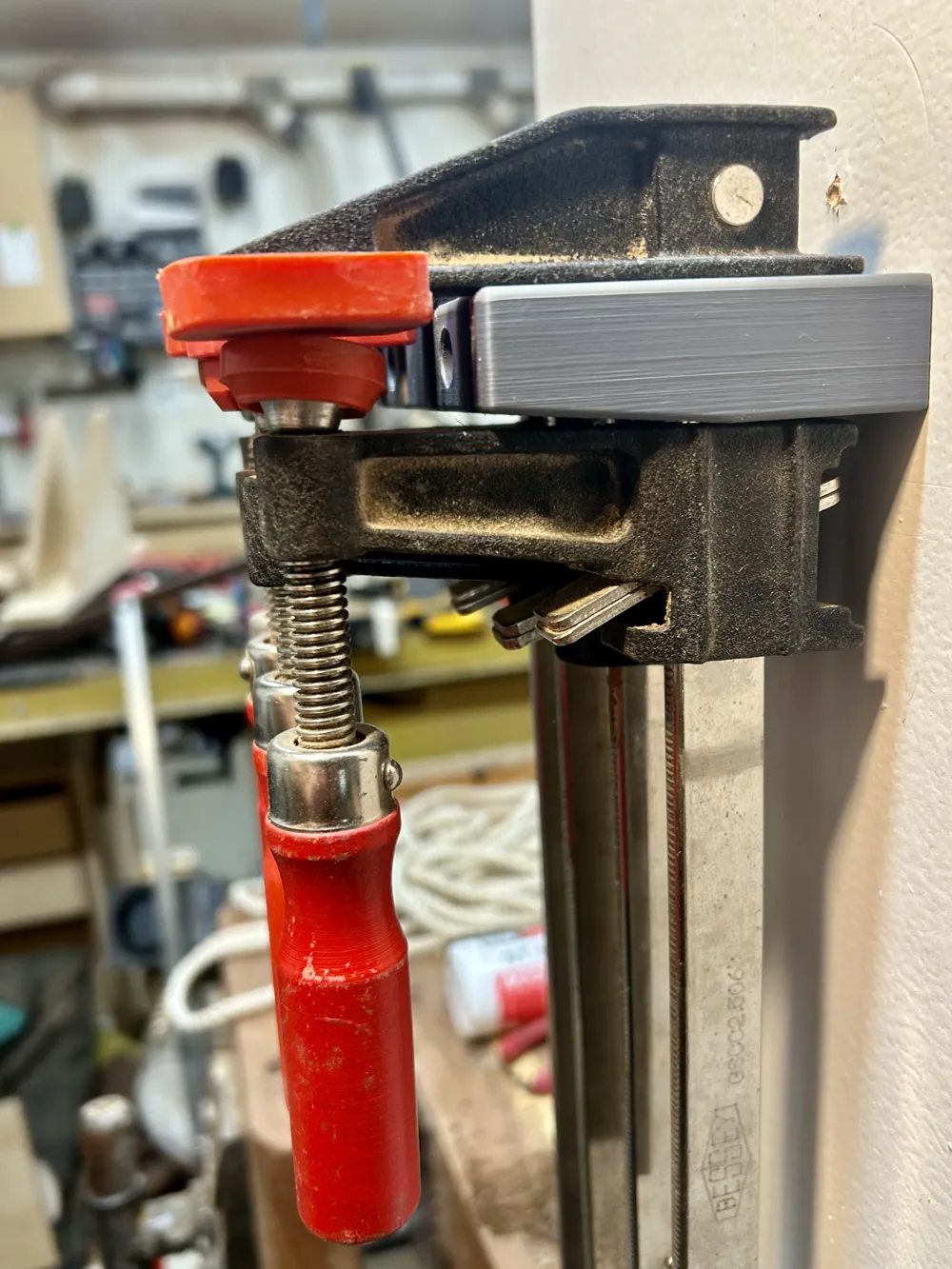 Bessey F-Clamp bar clamp easy access wall mount by SRRN MakerWorld ...