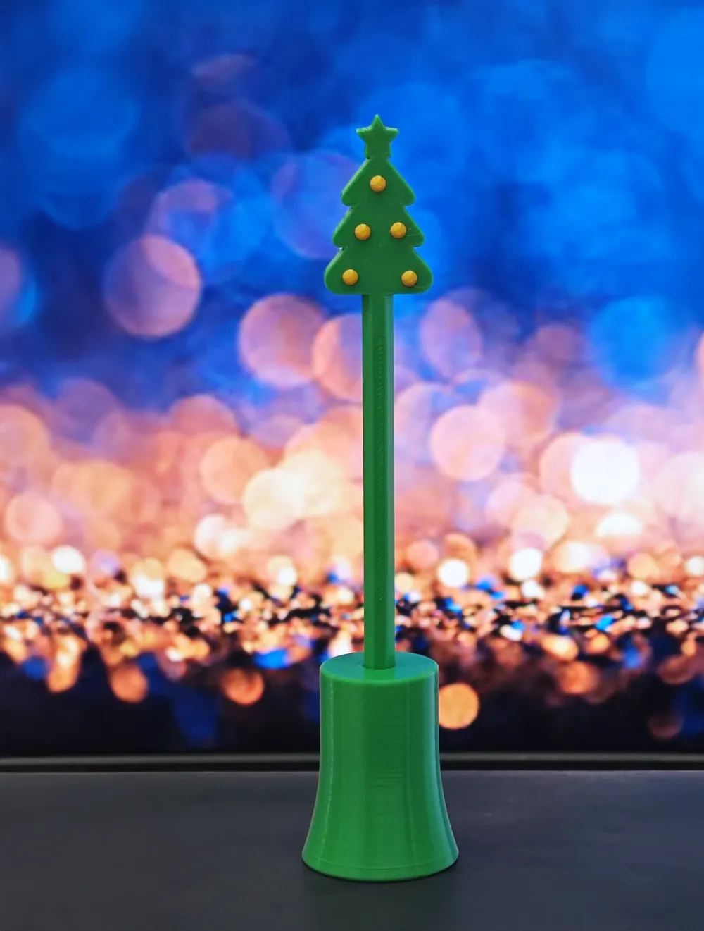 BIC Pen Christmas Tree - With Custom Text - Free 3D Print Model ...