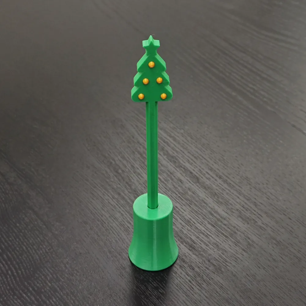 BIC Pen Christmas Tree - With Custom Text - Free 3D Print Model ...