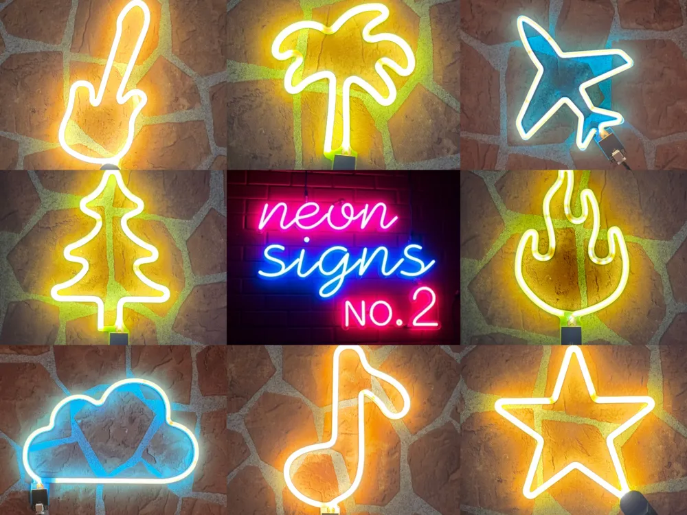 Neon Signs no.2 by Maoirae MakerWorld: Download Free 3D Models