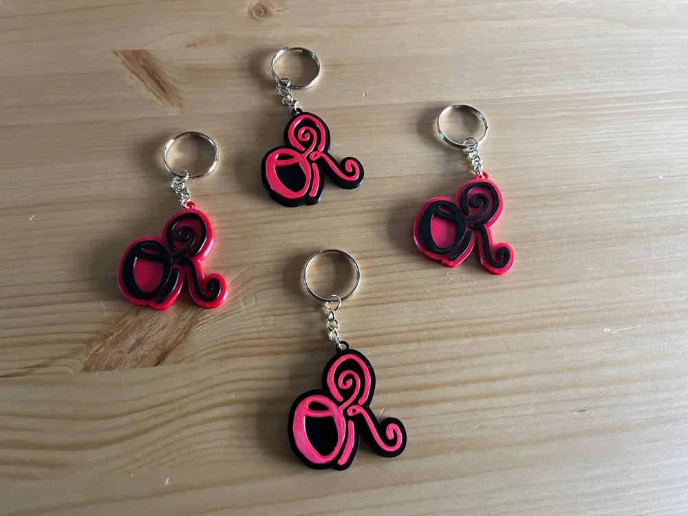 Olivia Rodrigo Logo Keychain 2026 - Free 3D Print Model - MakerWorld