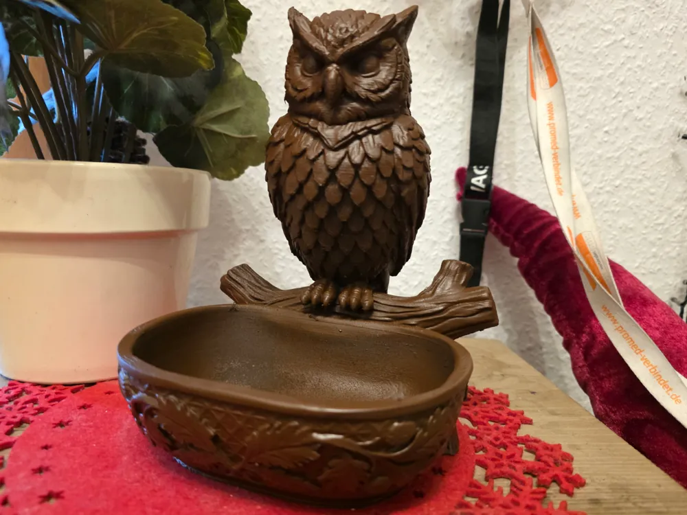 Owl Bowl, Owl Dish - Free 3D Print Model - MakerWorld
