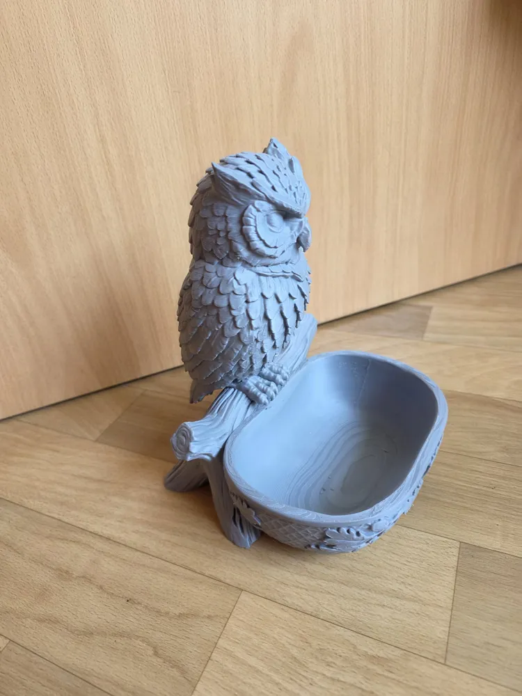 Owl Bowl, Owl Dish - Free 3D Print Model - MakerWorld
