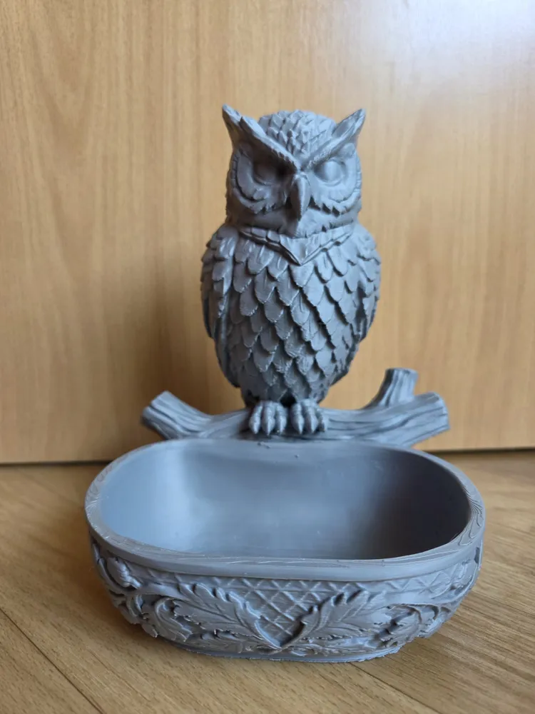 Owl Bowl, Owl Dish - Free 3D Print Model - MakerWorld