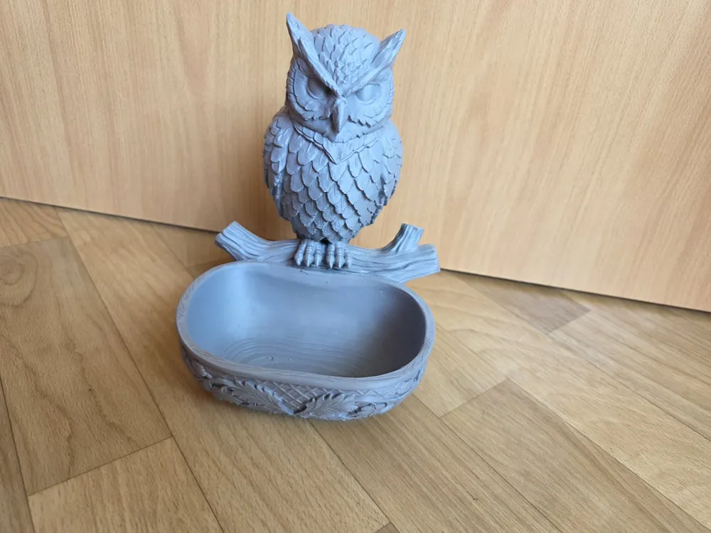 Owl Bowl, Owl Dish - Free 3D Print Model - MakerWorld