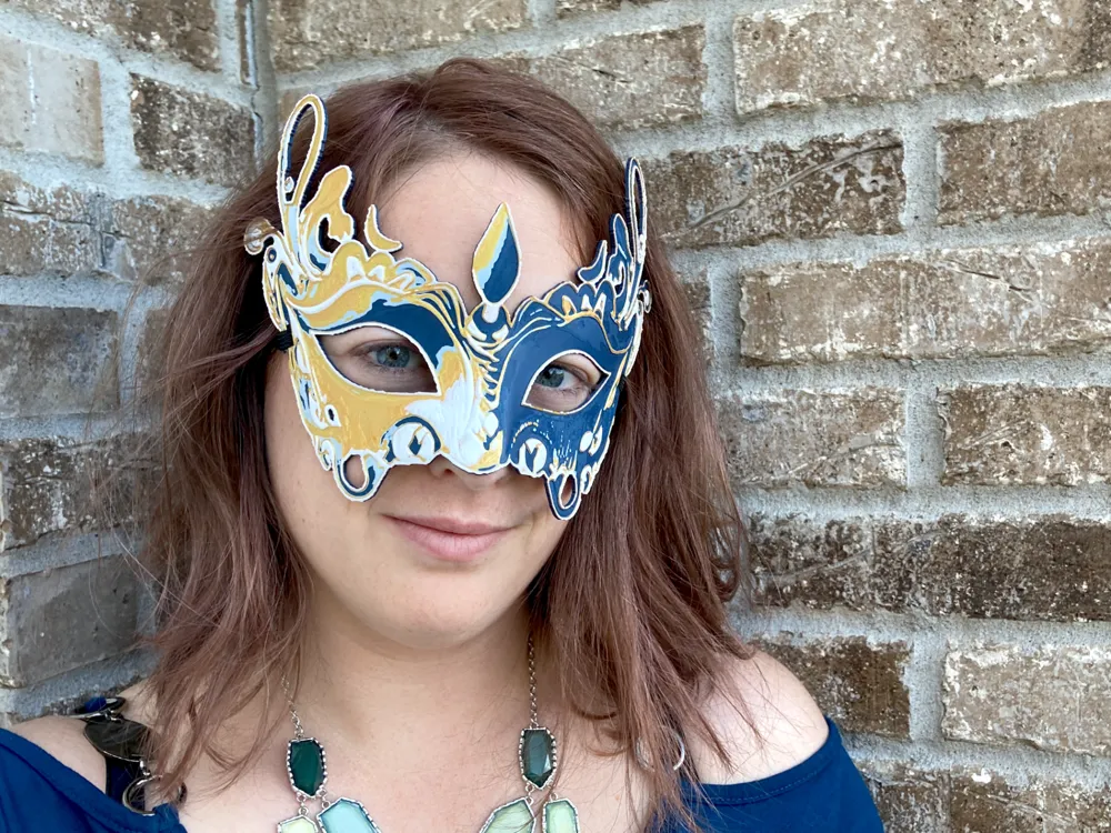 Ornate Masquerade Mask - Prints Flat by PenolopyBulnick MakerWorld ...