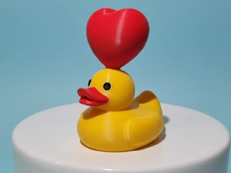 Valentine's Lovely Duck, Cruise Jeep Duck - Free 3D Print Model ...