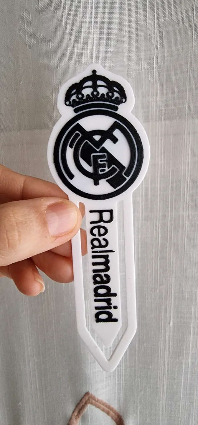 Real Madrid bookmark Marcador Real Madrid by darvil66 MakerWorld ...