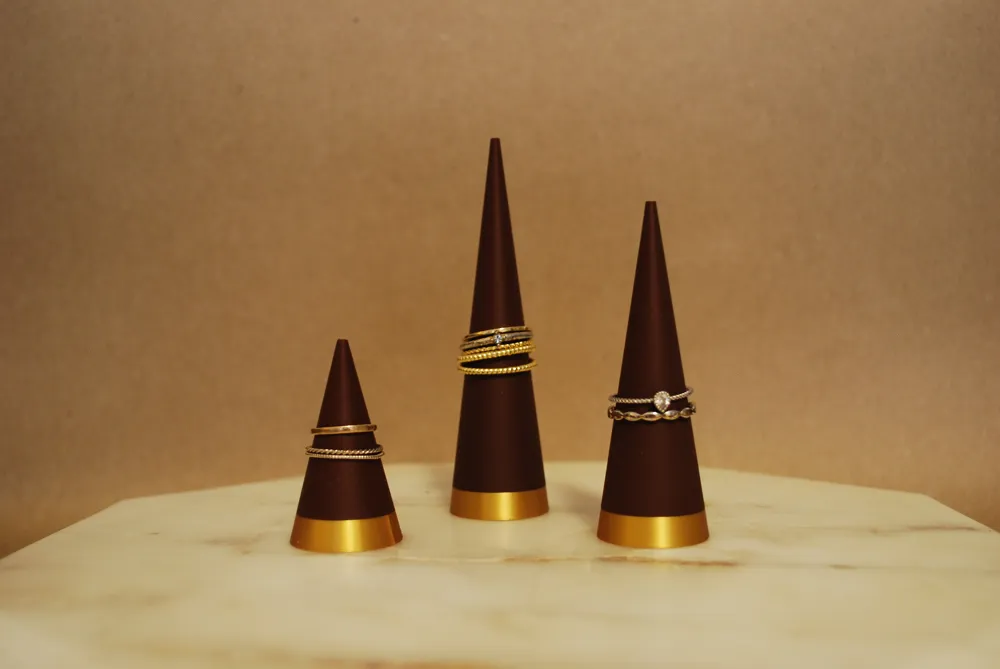 Modern Ring Holders – Jewelry Display - Ring Cones - Free 3D Print ...