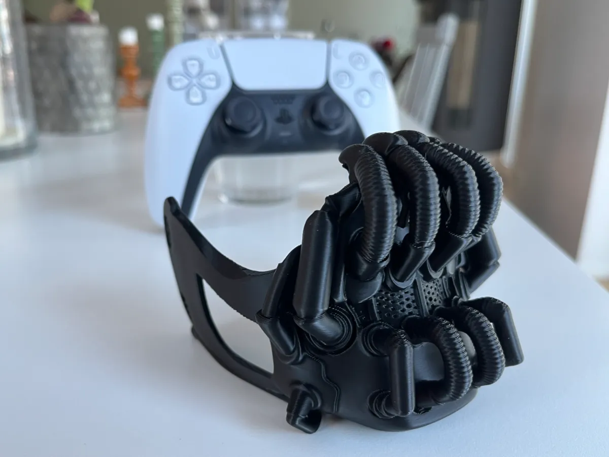 Bane Mask - Controller Holder- Ps5 - Free 3D Print Model - MakerWorld