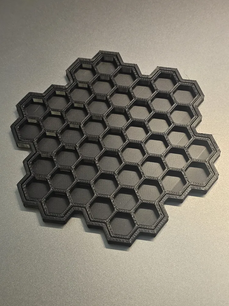 Hex Coaster Base Remixed by Timmeh314 MakerWorld: Download Free 3D Models