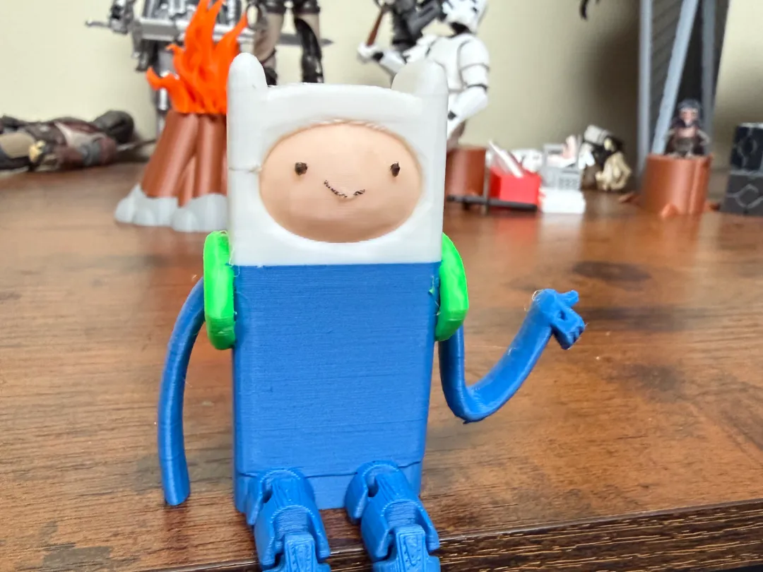Finn the Human Buddy - Free 3D Print Model - MakerWorld