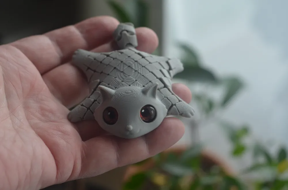 Chibi Squirrel | Print in Place – NO SUPPORT - MakerWorld 3D Model | 3Drop