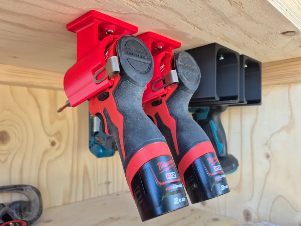 Milwaukee M12 drill holder by 3D-Rune MakerWorld: Download Free 3D Models