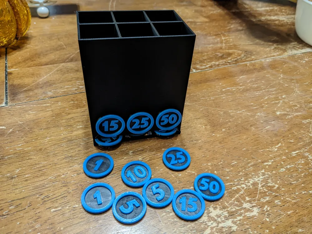 Token Dispenser for Numbered Tokens by HackVector - MakerWorld