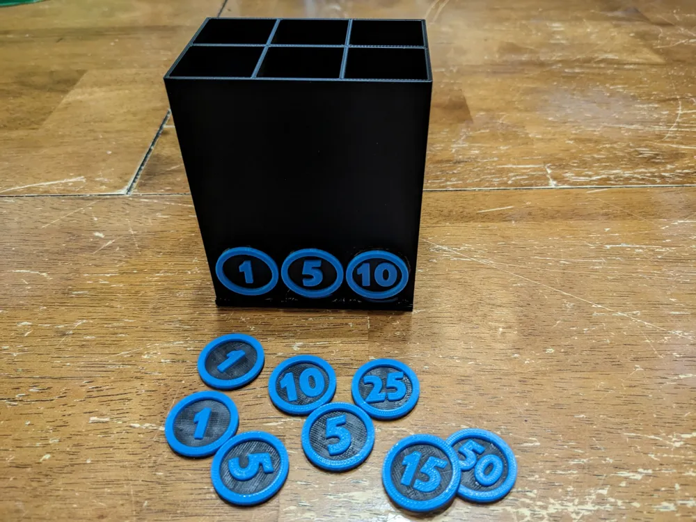 Token Dispenser for Numbered Tokens by HackVector - MakerWorld