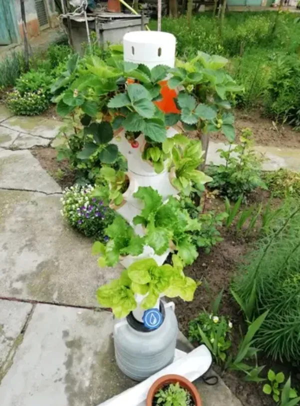 Modular Hydroponic Tower Garden Remixed by The-Owl - MakerWorld