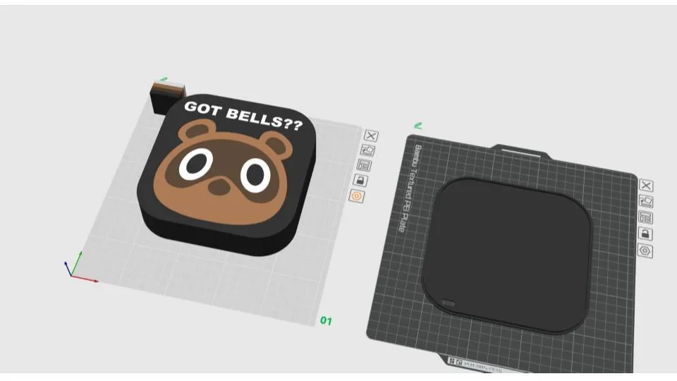 Animal crossing Tom nook got bells?? lightbox by lukas98 - MakerWorld