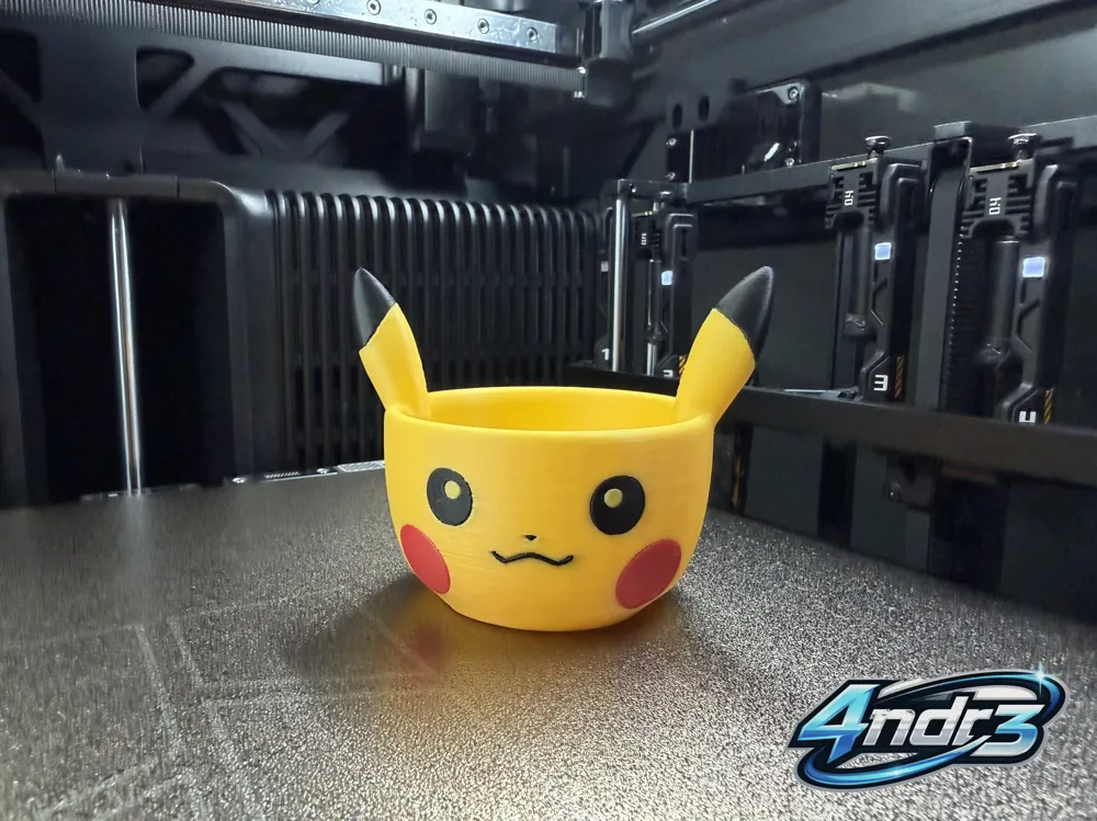 Pikachu Bowl Pokemon Multicolor - Free 3D Print Model - MakerWorld