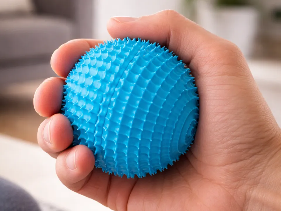 Spiky Ball Massager – 60mm Intense Hand Relaxation - Free 3D Print ...