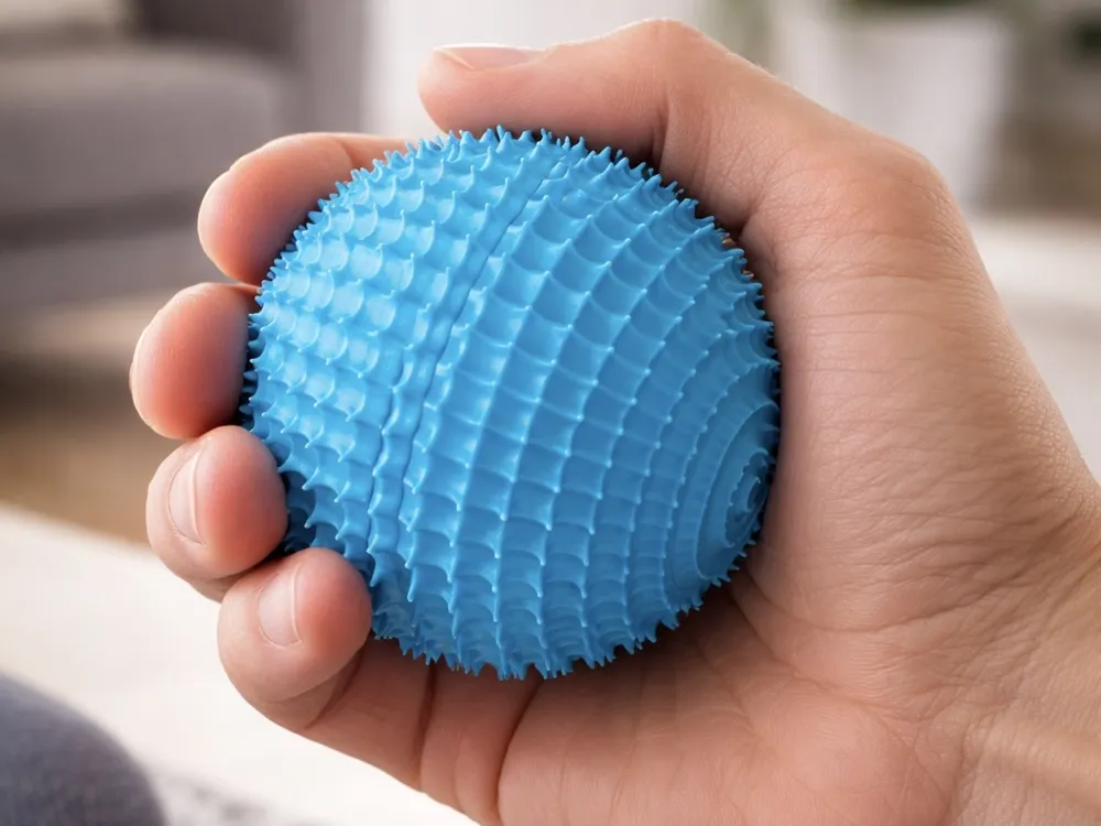 Spiky Ball Massager – 60mm Intense Hand Relaxation - Free 3D Print ...