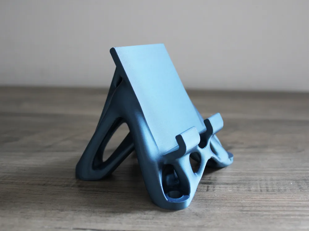 Phone Holder Stand - Topology Optimized Design - Free 3D Print Model ...