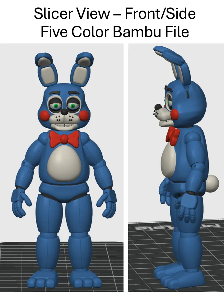 Toy Bonnie Movie Version Five Nights at Freddy's 2 - Free 3D Print ...