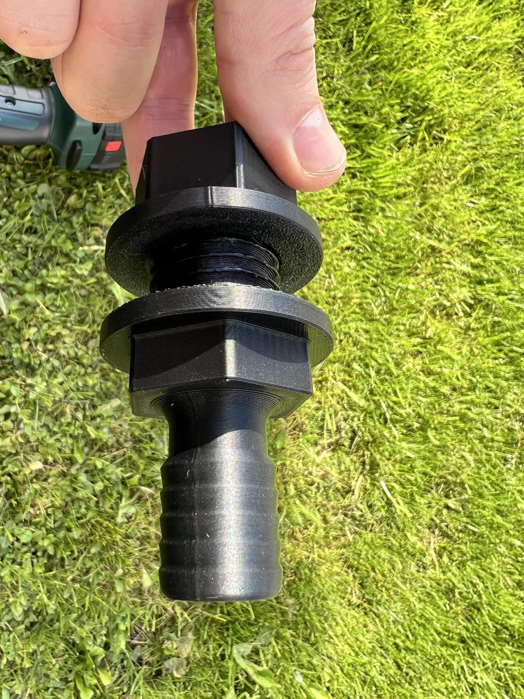 D30 Water barrel connection 3/4" D19 1" D25 Regen by Gorilla MakerWorld ...