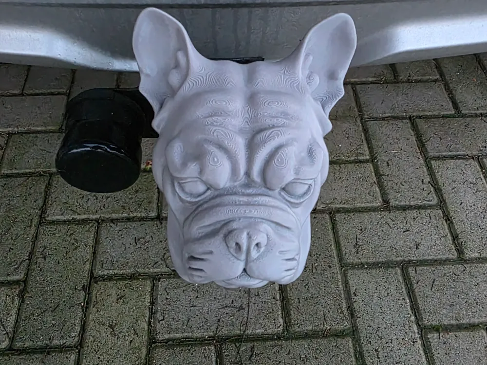 Bulldog Tow Hitch/Ball Cover - Free 3D Print Model - MakerWorld