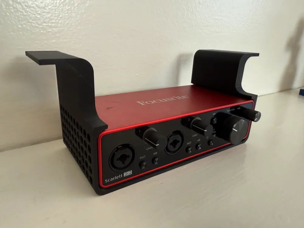 Focusrite Scarlett 2i2 3rd Generation Under-Desk Mount by Matt - MakerWorld