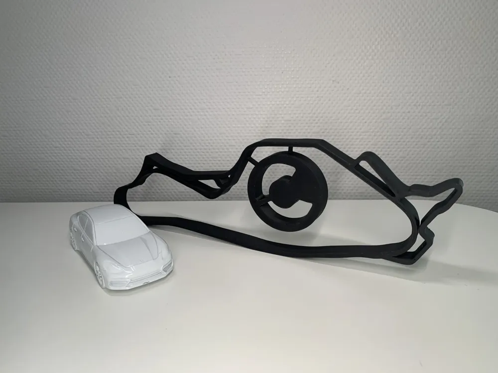 Porsche Weissach Test Track Silhouette by davidhert_ - MakerWorld