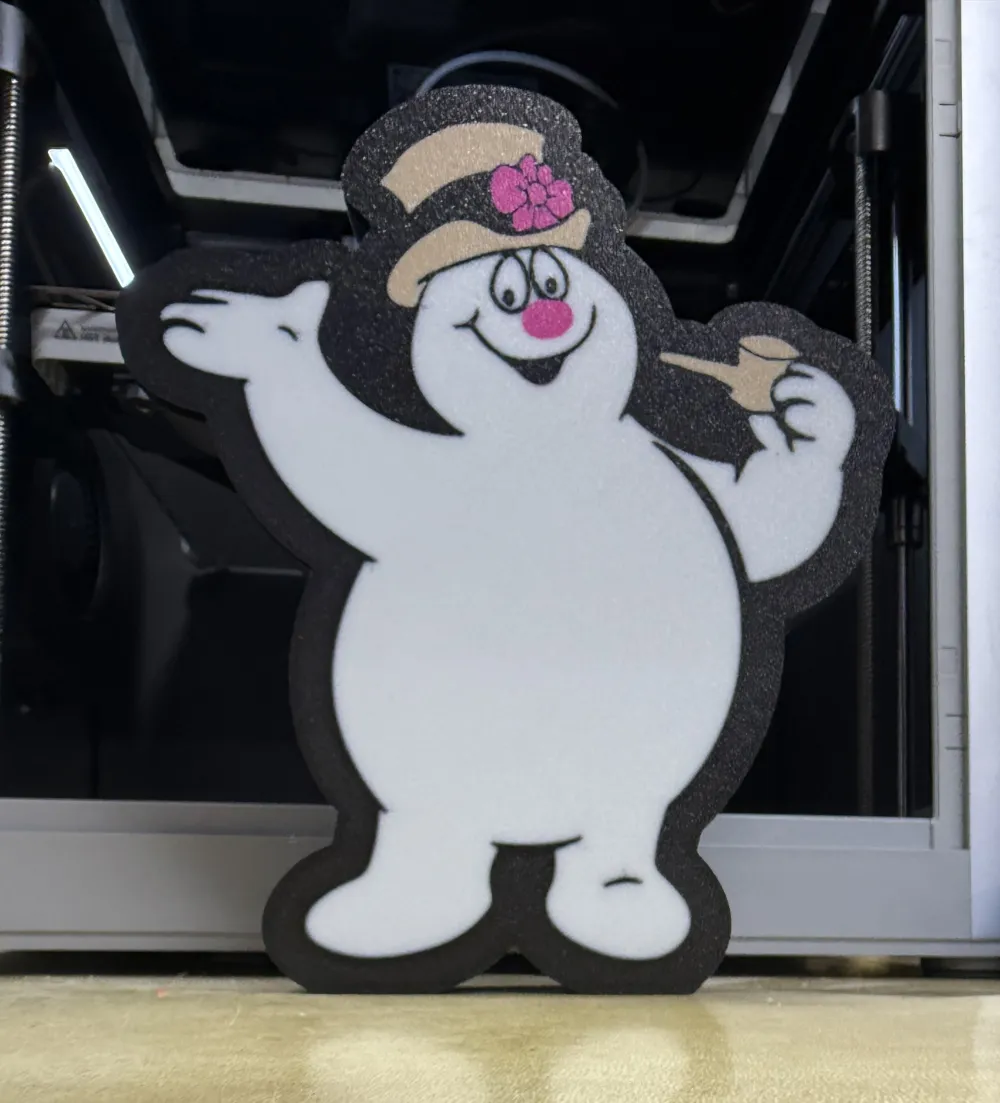 Frosty The Snow Man Light Box - Free 3D Print Model - MakerWorld