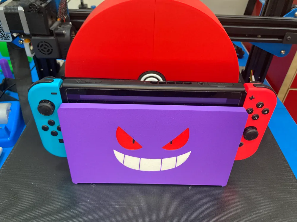 Gengar Pokemon Nintendo Switch dock cover - Free 3D Print Model ...