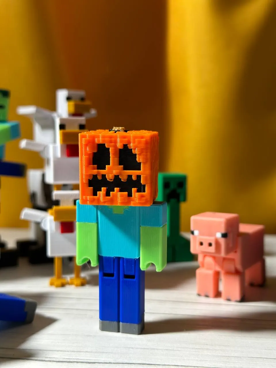 Minecraft Pumpkin Hat by kirimba - MakerWorld