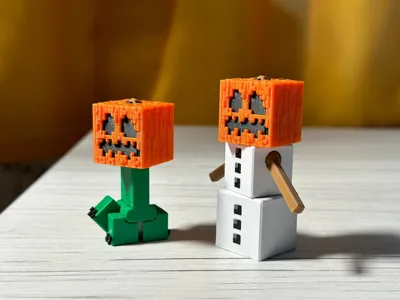 Minecraft Pumpkin by calebtimoteo - MakerWorld