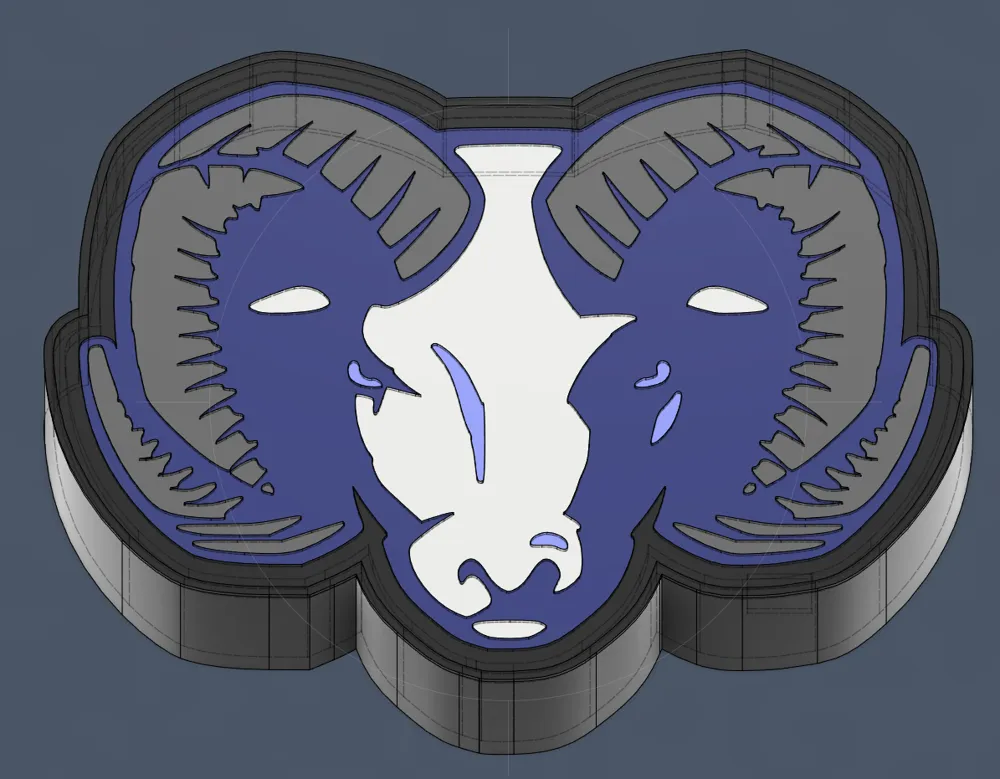 University of Rhode Island RAM LED Box by mikecoscia - MakerWorld