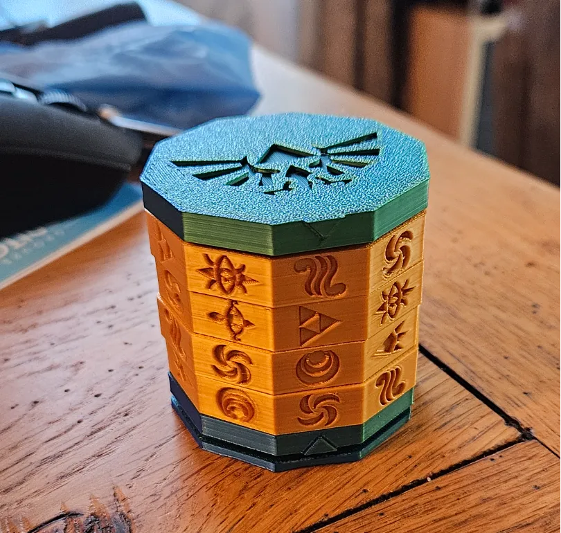 Cryptex Zelda Symbol Remixed by L.TS - MakerWorld