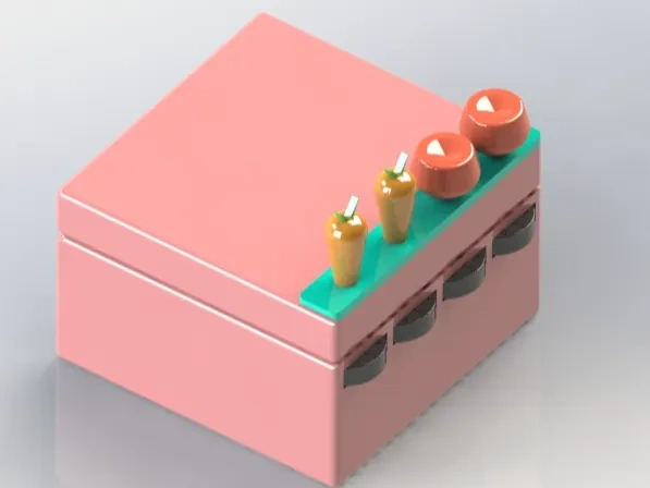 3D Printed Combination Lock Box by kingquangt MakerWorld: Download Free ...