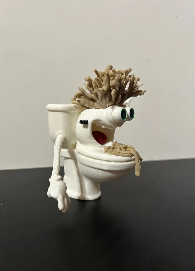 Articulated toy Spaghetti tualetti by Dano98 MakerWorld: Download Free ...