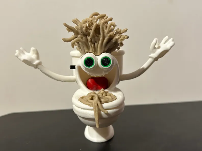Articulated toy Spaghetti tualetti by Dano98 MakerWorld: Download Free ...