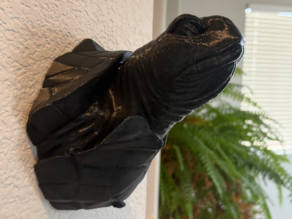 Turtle Head Wall Mount - Free 3D Print Model - MakerWorld