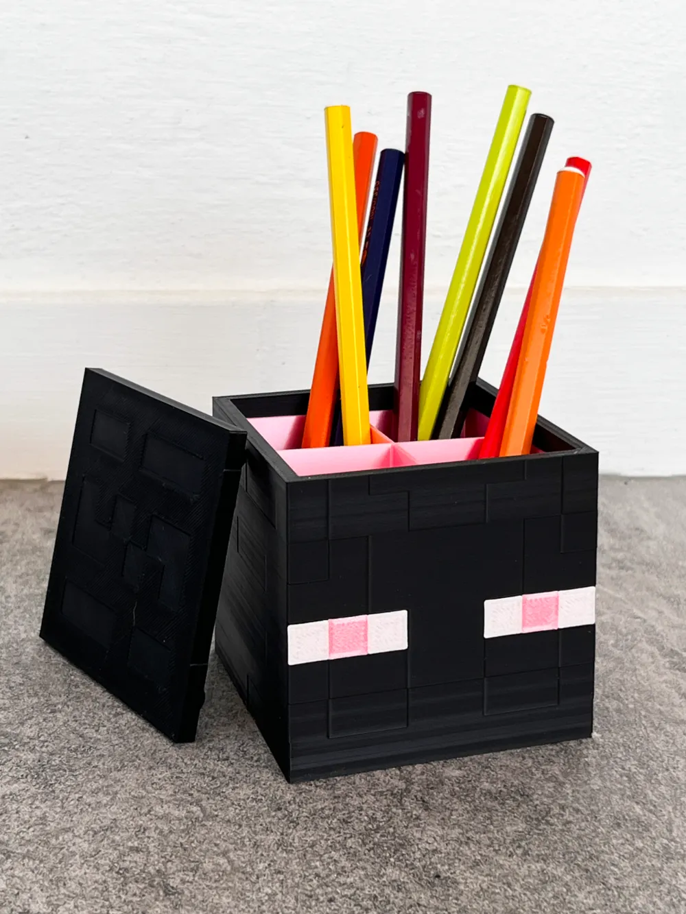 Minecraft Enderman Office/School box by MAT_3D - MakerWorld