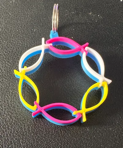 Jesus Fish Keychain by Danilo RafaelMakerWorld: Download Free 3D Models