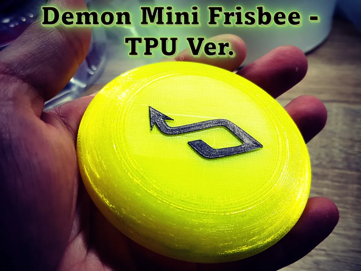 Dämon Mini Frisbee_TPU_D80 von Dot3d MakerWorld: Kostenlose 3D-Modelle ...